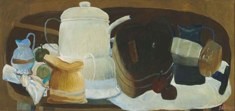 Fernando Botero | Bodegón Con Guitarra (1962) | MutualArt