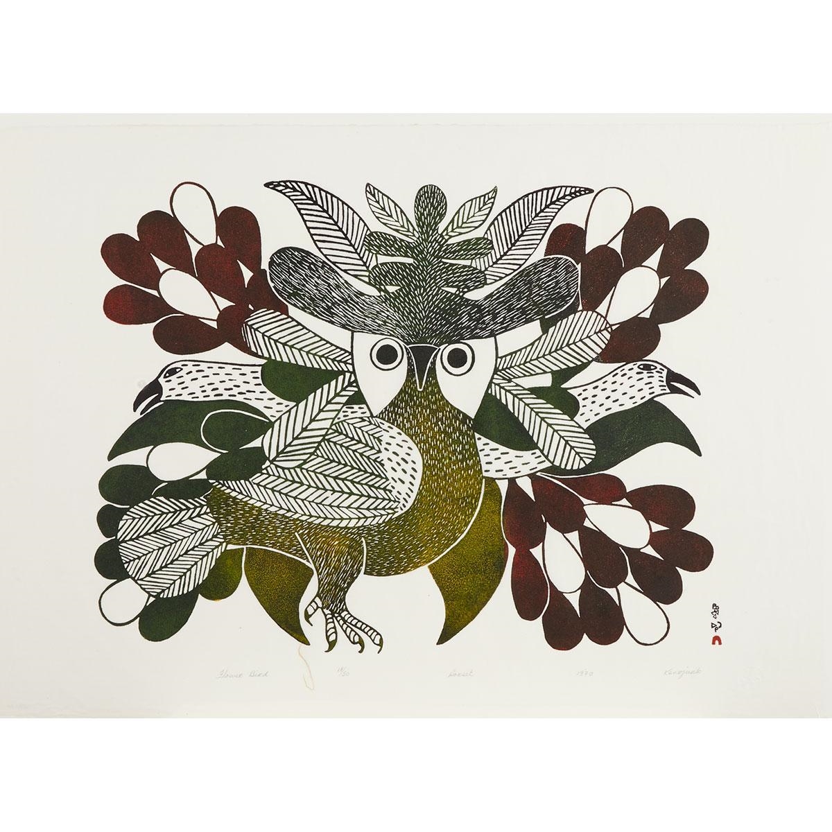 Kenojuak Ashevak | THE OWL (1969) | MutualArt