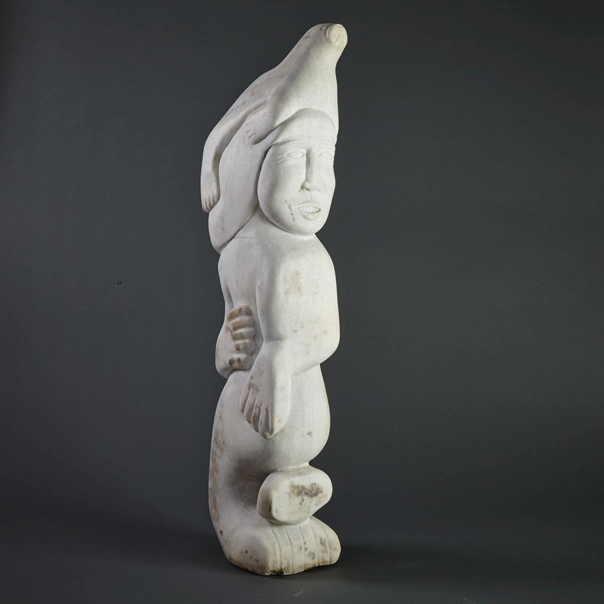 Kaka Ashoona | HUNTER’S THOUGHTS OF SEAL | MutualArt