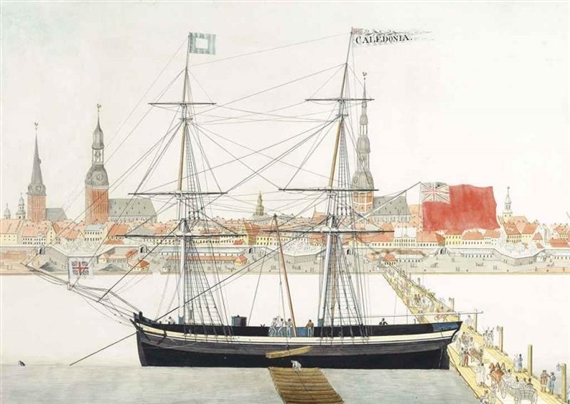 Charles L. Sallée, Jr. | 2 Works: The Trading Vessel Caledonia of Leith ...