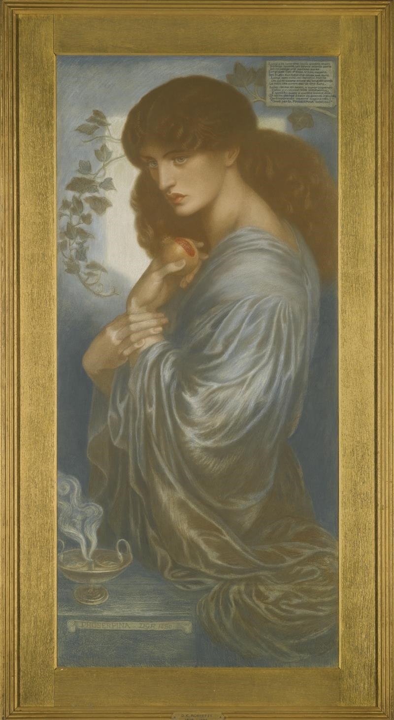 Dante Gabriel Rossetti | PROSERPINE (1880) | MutualArt