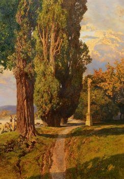 Leopold Rothaug | Around the Prater in Vienna (1920) | MutualArt