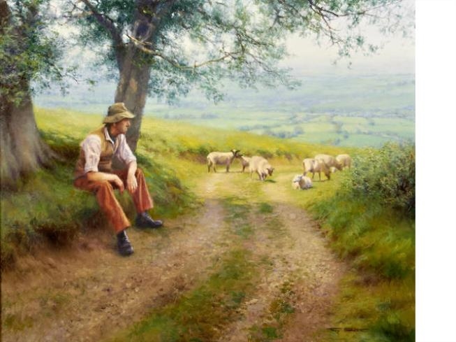 Tony Sheath | Watching the flock | MutualArt