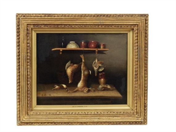 Benjamin Blake | Still life of a sportsman's larder (1866) | MutualArt
