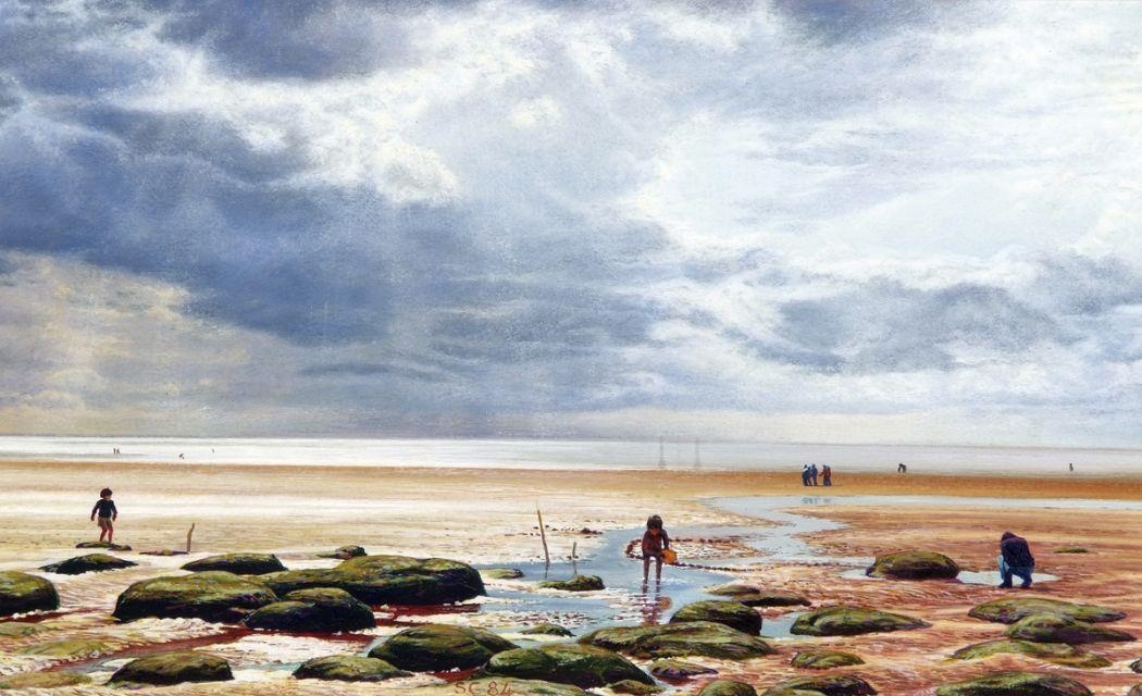 Simon Crawford | Rock Pools, Hunstanton (1984) | MutualArt