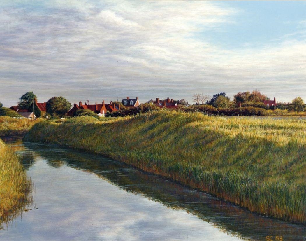 Simon Crawford | Fenland Ditch (1983) | MutualArt
