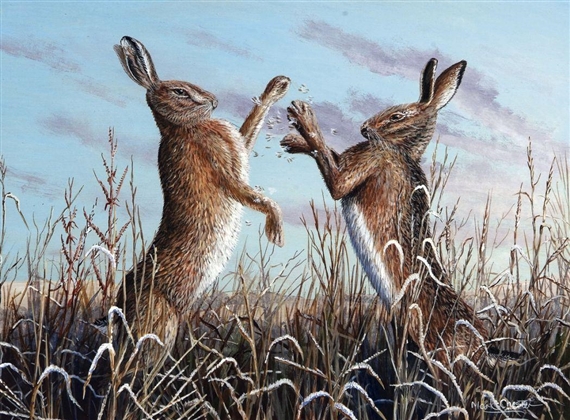 Mark Chester | Boxing Hares | MutualArt