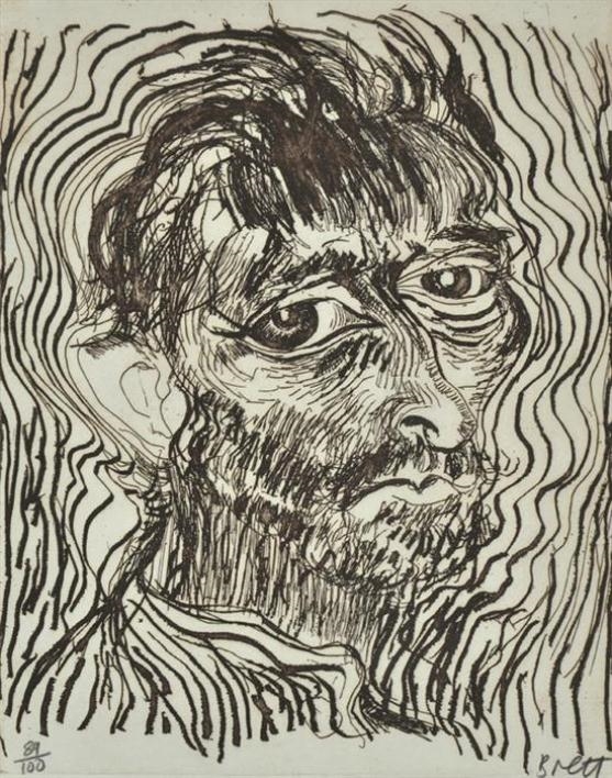 Brett Whiteley | Self Portrait, One of a Dozen Glimpses from Another ...