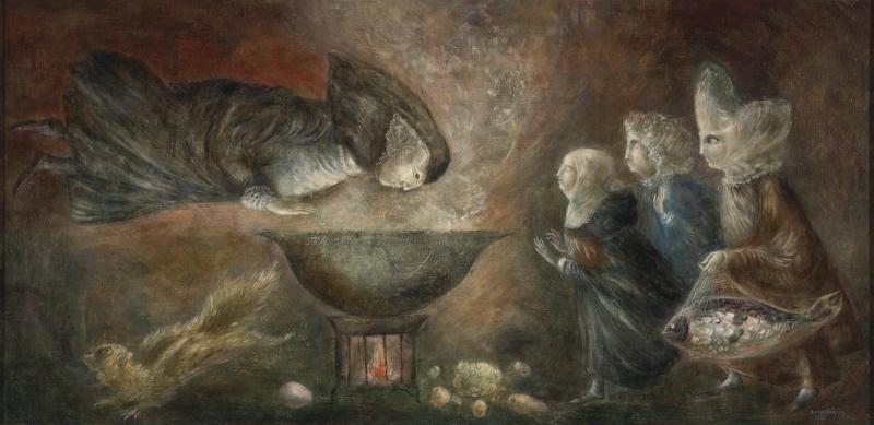 Leonora Carrington | Trout Finch (Circa 1959) | MutualArt