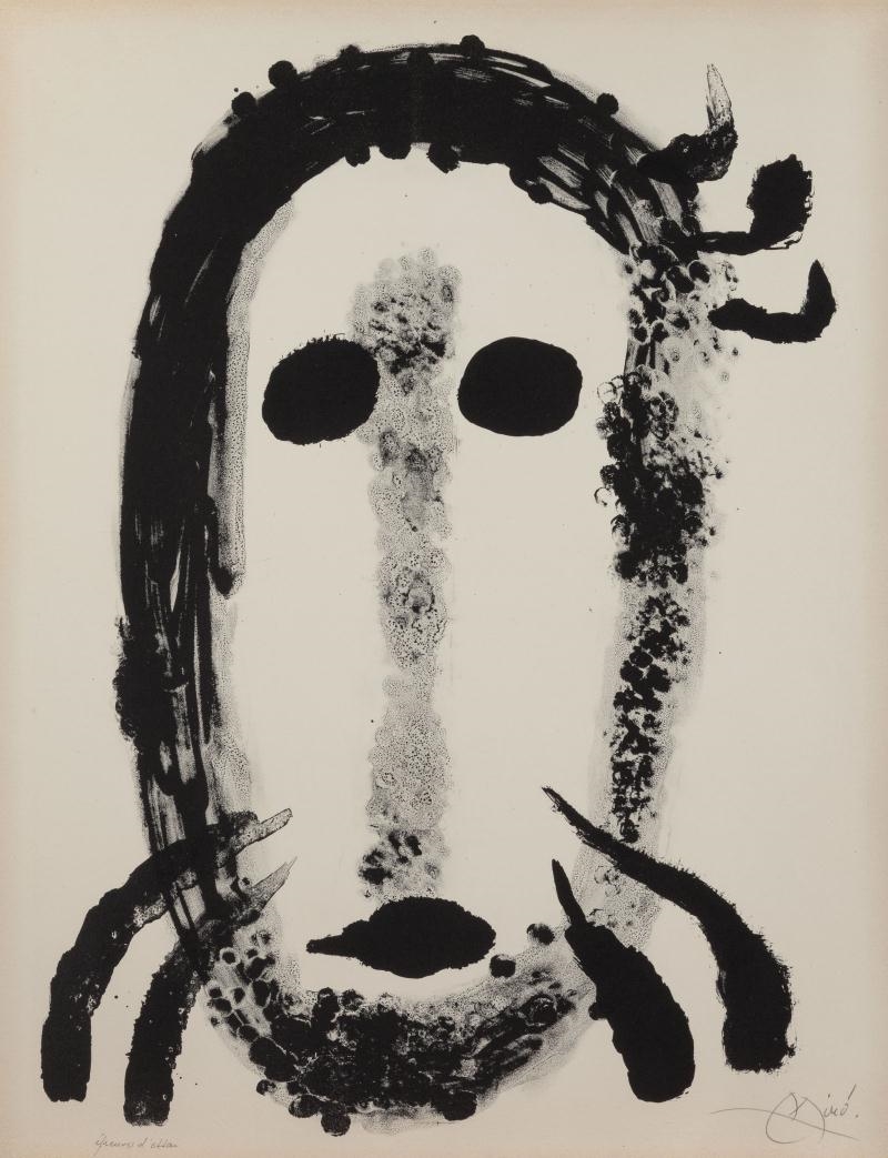 Joan Miró | Album 19 series, plate 1 (1961) | MutualArt