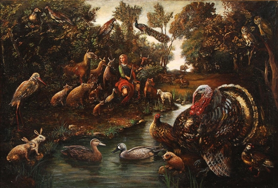 Roelant Savery | Orpheus Taming the Wild Animals | MutualArt