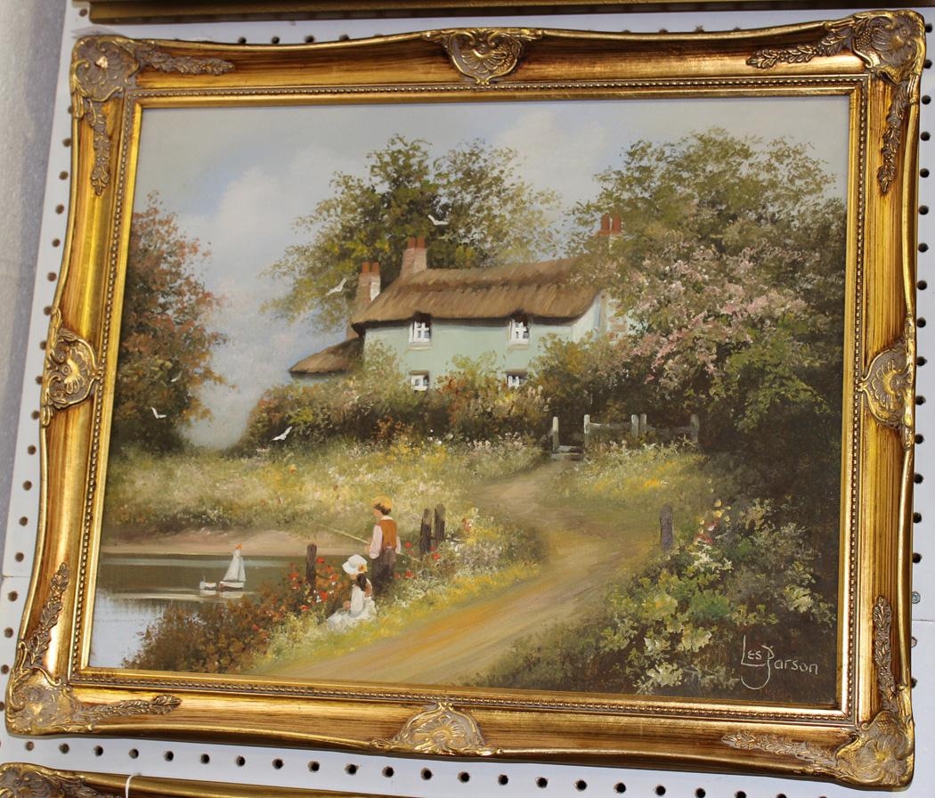 Les Parson | Children playing with Pond Yachts; Children playing on a ...