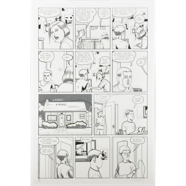 Adrian Tomine | Untitled (From Optic Nerve) | MutualArt