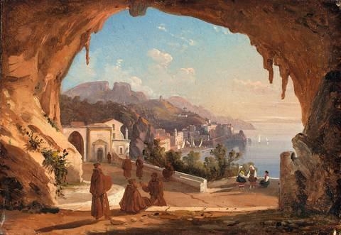 Karl Eduard Biermann | ANSICHT VON AMALFI (1833) | MutualArt