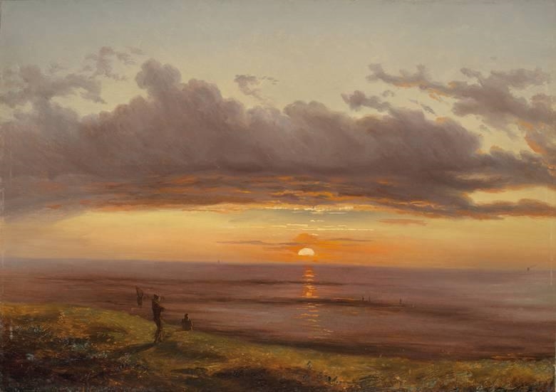 Robert Kummer | SONNENUNTERGANG AM MEER (1850) | MutualArt