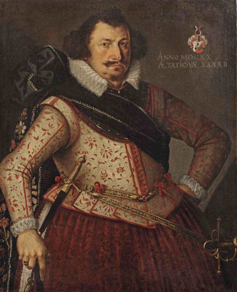 German School, 17th Century | Portrait of a nobleman, three-quarter ...