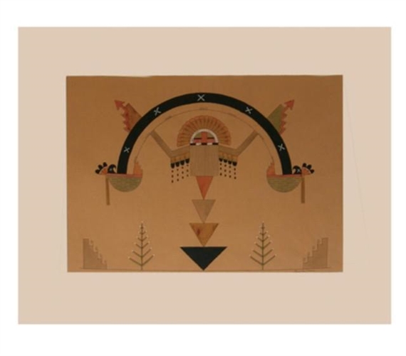 Romando Vigil | Kiva Mural 2, artist AKA Tse-Ye-Mu (1970s) | MutualArt