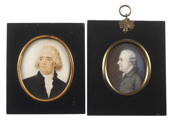 Edward Miles | A Gentleman, wearing black coat and waistcoat, white ...