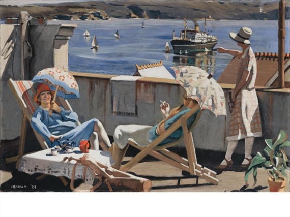 Herbert Badham | On the Roof (1928) | MutualArt