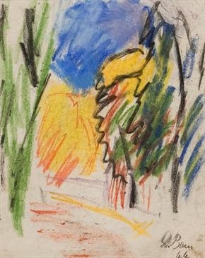 Donald Bain | ABSTRACT GARDEN (1944) | MutualArt