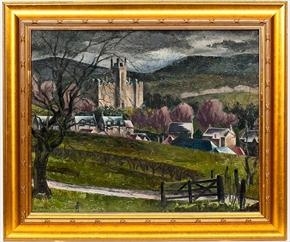 Ian Alec Johnson Cheyne | CATHEDRAL UNDER DARK CLOUDS | MutualArt