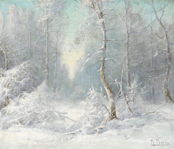 Karl Rosen | Winter Landscape | MutualArt