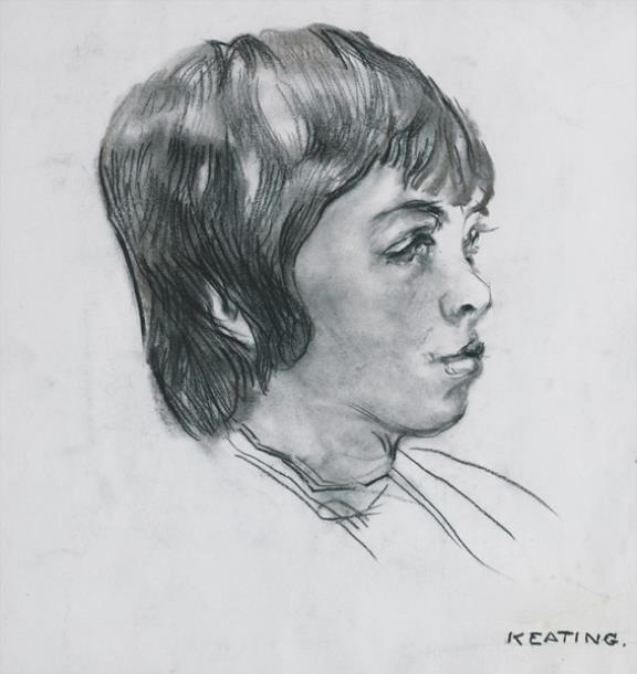 Sean Keating | PORTRAIT OF PAUL (1970 - 1975) | MutualArt