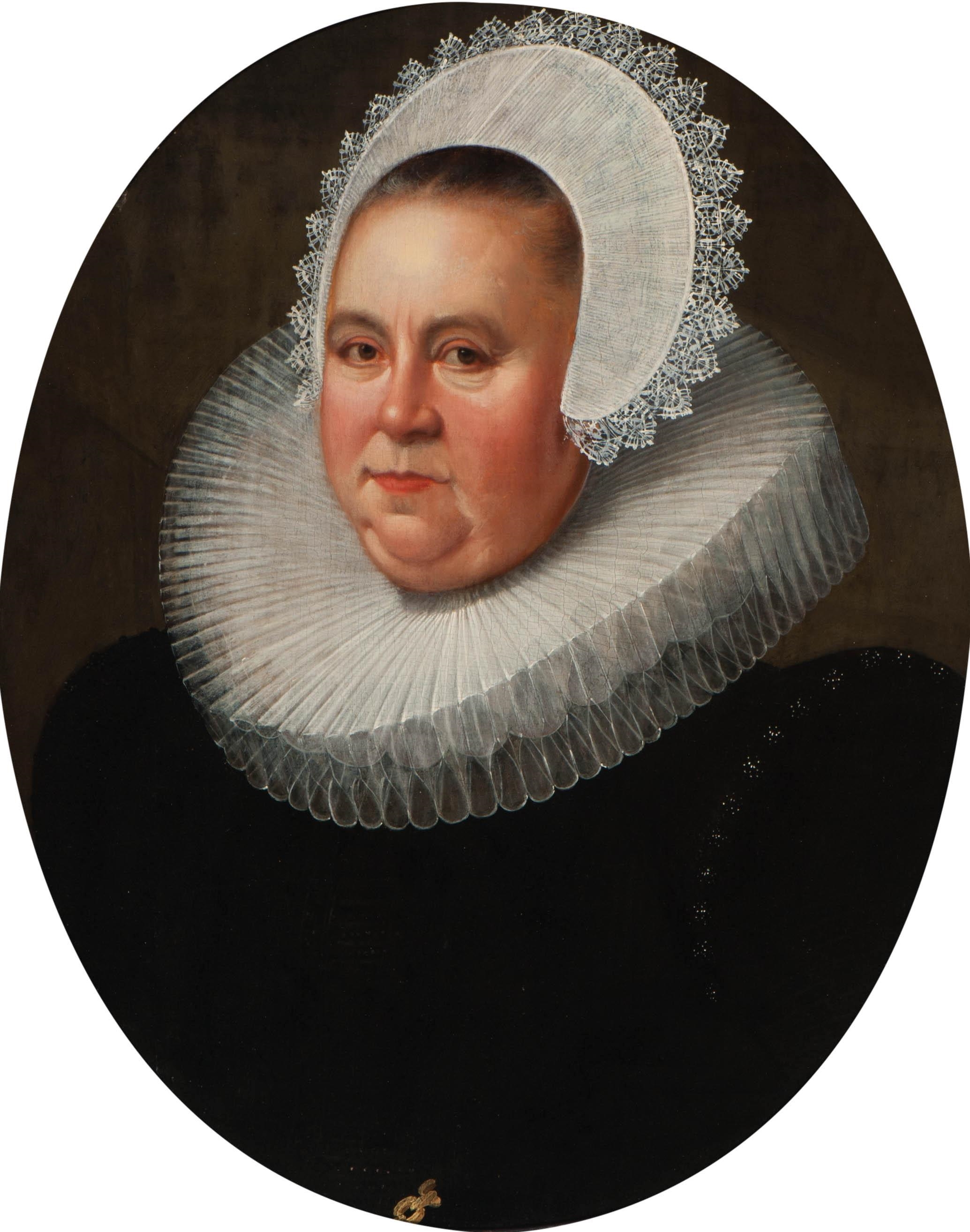 Flemish School 17th Century | Portrait of a woman wearing a cartwheel ...