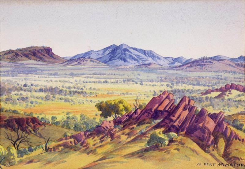 Albert Namatjira | Central Australian Landscape | MutualArt