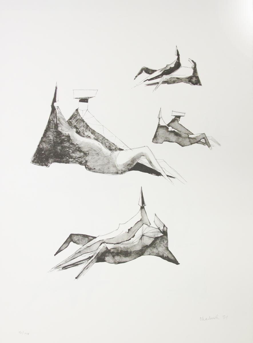 Lynn Chadwick | Reclining Figures I (1971) | MutualArt