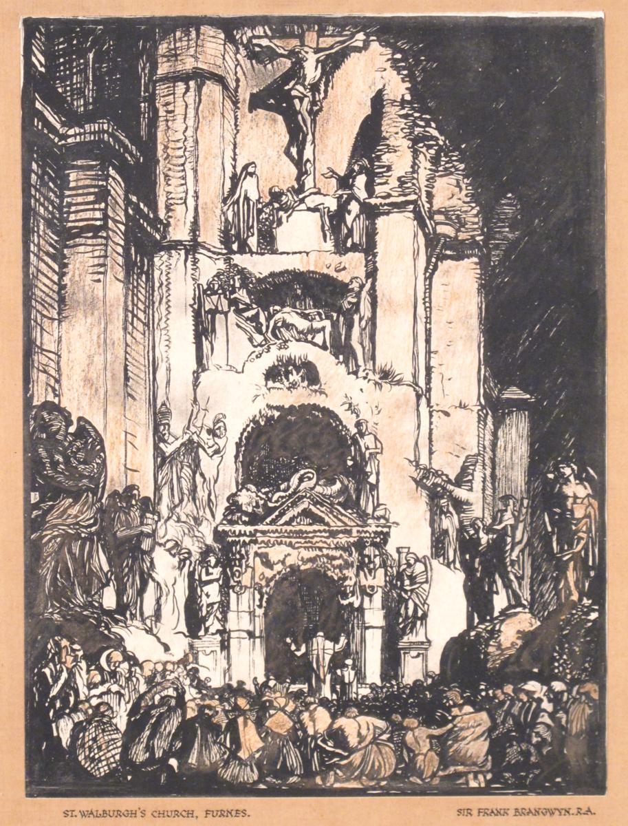 Frank William Brangwyn | 4 Works : Studies of workmen | MutualArt