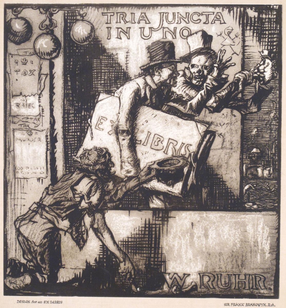 Frank William Brangwyn | A Street in Cirq, no.2 (Gaunt 197) (1912 ...