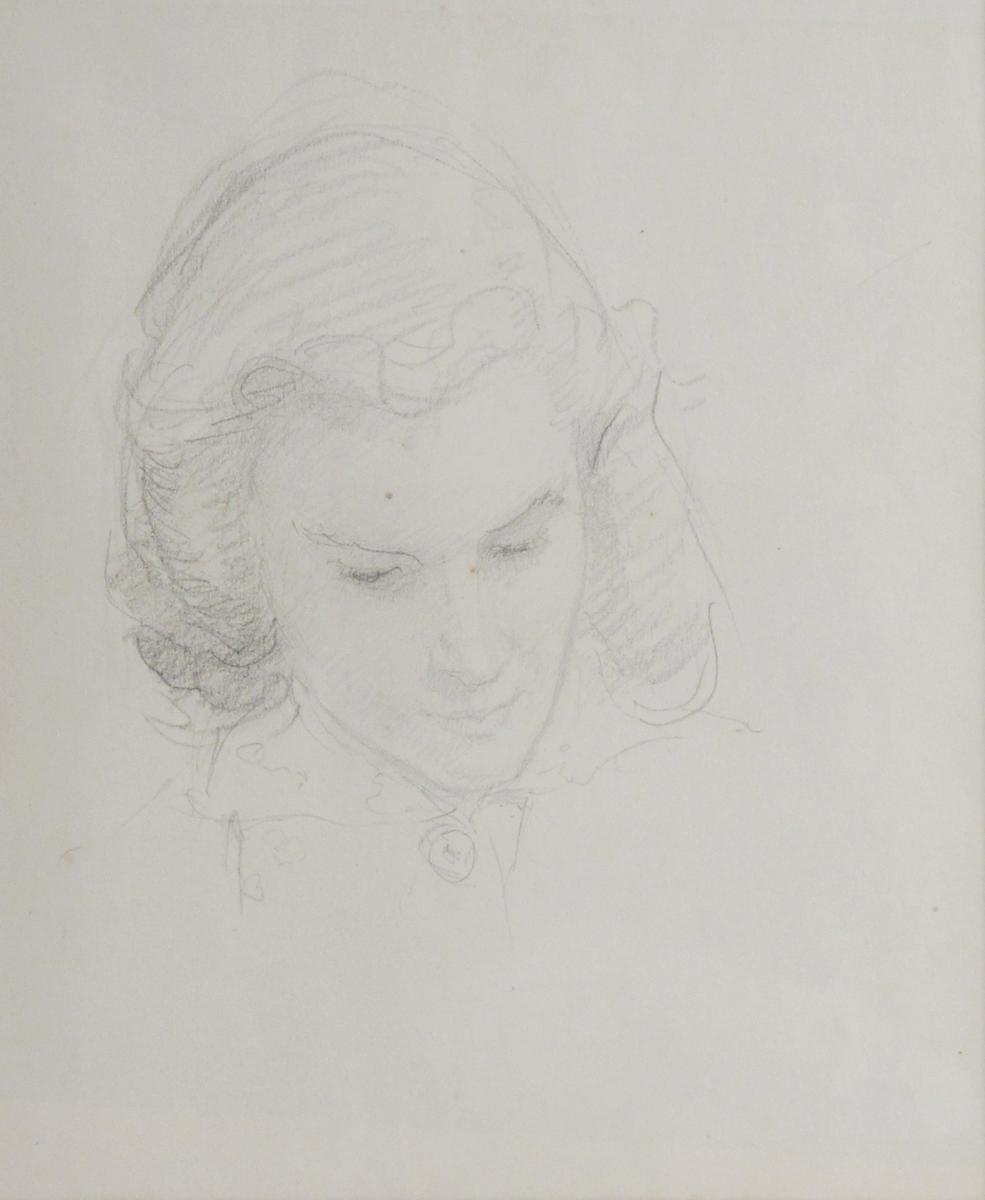 Kate Elizabeth Olver | Portrait of a Girl | MutualArt