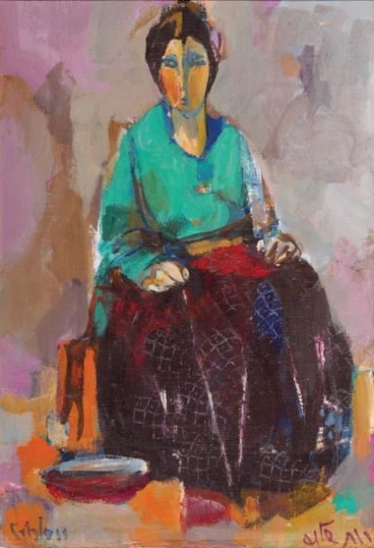 Ruth Schloss | 3 Women | MutualArt