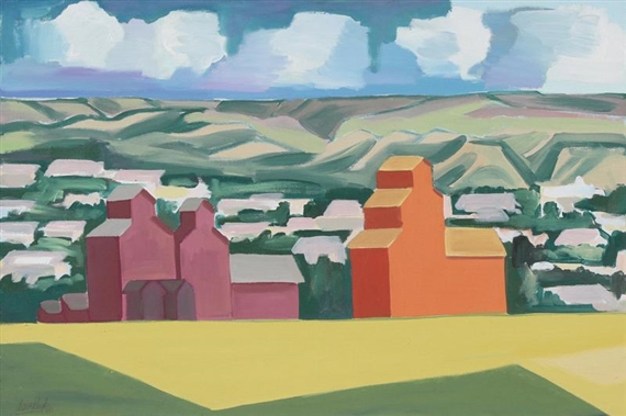 David Pugh | GRAIN ELEVATORS (1979) | MutualArt