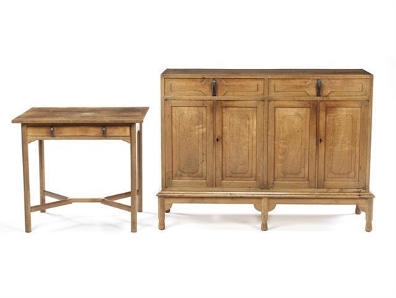 Russell T. Gordon | A Walnut Sideboard (1927) | MutualArt