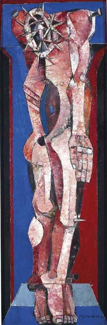 Ang Kiukok | Christ Crucified (1990) | MutualArt