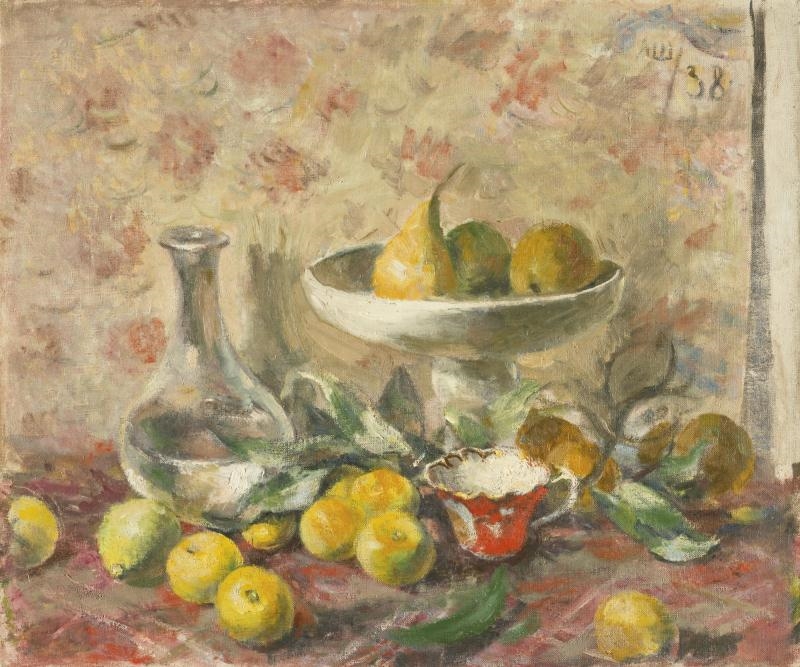 Alexander Vasilievich Shevchenko | Still life with pears (1933) | MutualArt