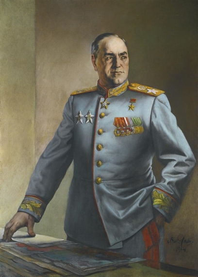 Vasili Yakovlev | PORTRAIT OF MARSHAL ZHUKOV (1944) | MutualArt