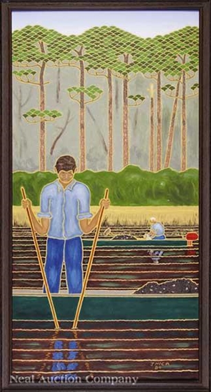 James Anderson | Oyster Tonging (1984) | MutualArt