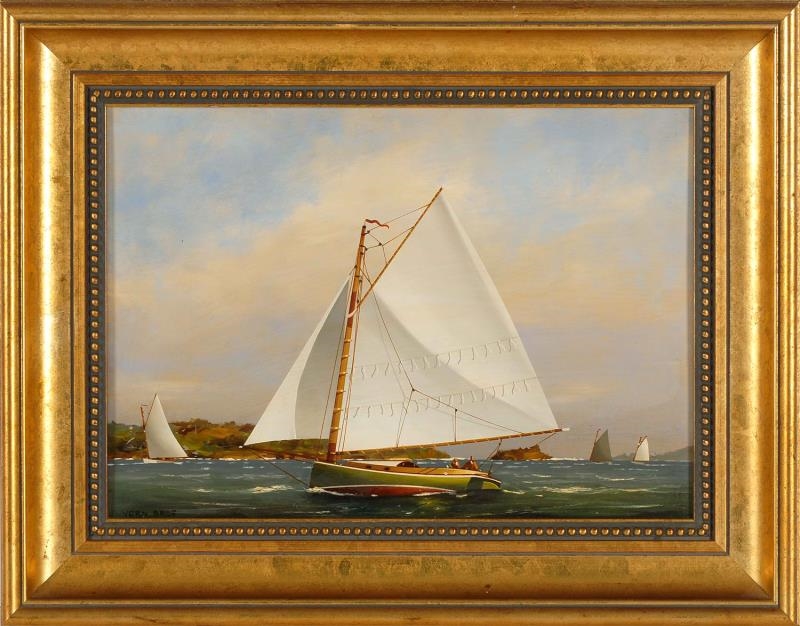 Vern Broe | Catboats of the coast | MutualArt
