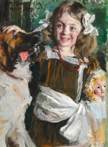 Peder Severin Krøyer | Ung Spanierinde, siddende; halv Profil. Young ...