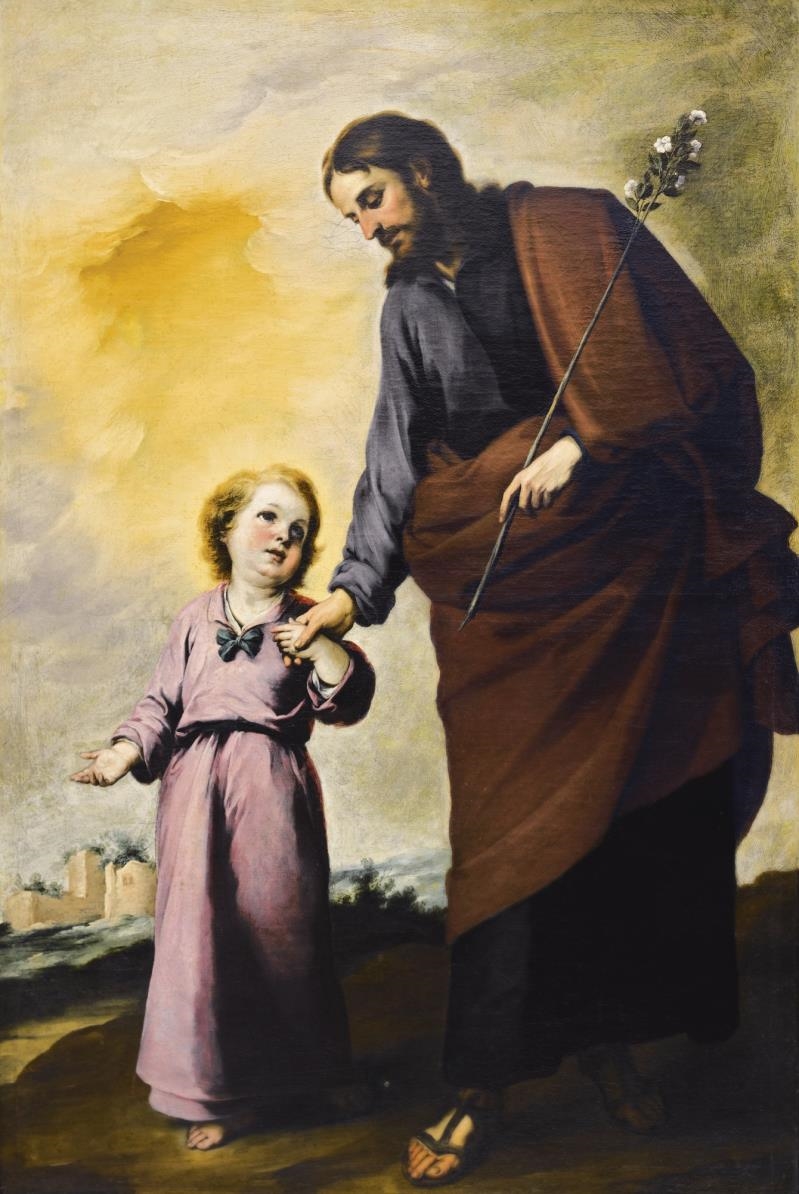 Bartolomé Estebán‏ Murillo | Saint Joseph and the Christ Child | MutualArt