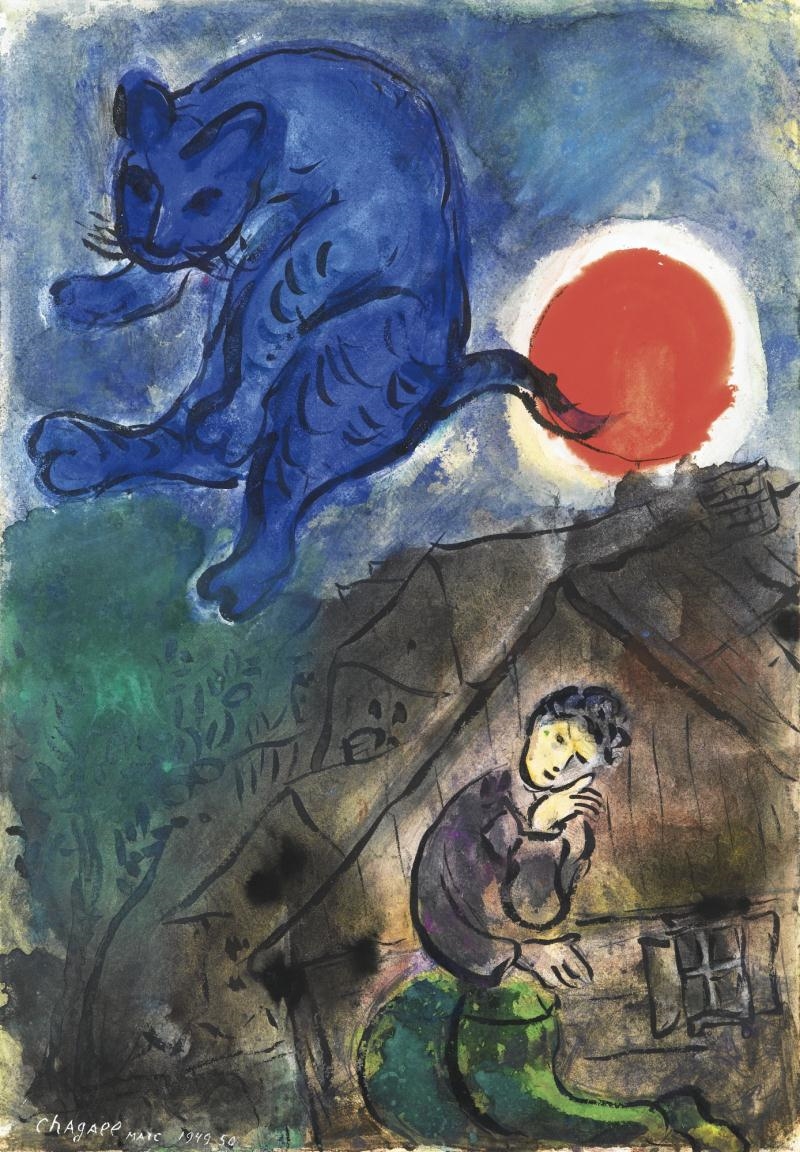 Marc Chagall | Le Poète (1949 - 1950) | MutualArt