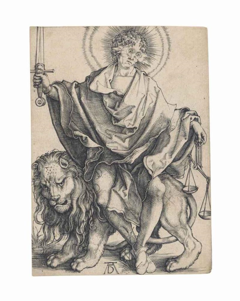 Albrecht Dürer | Adam and Eve (B., M. Holl. 1; S.M.S. 39) (1504 ...