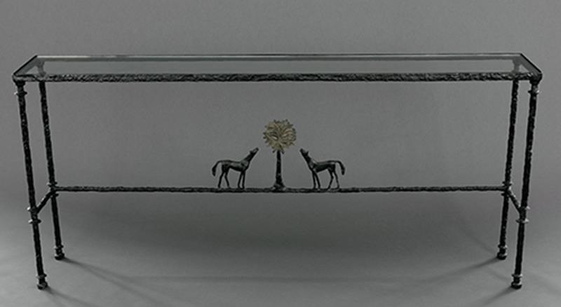 Diego Giacometti | Table with leaves and frogs (Circa 1975) | MutualArt