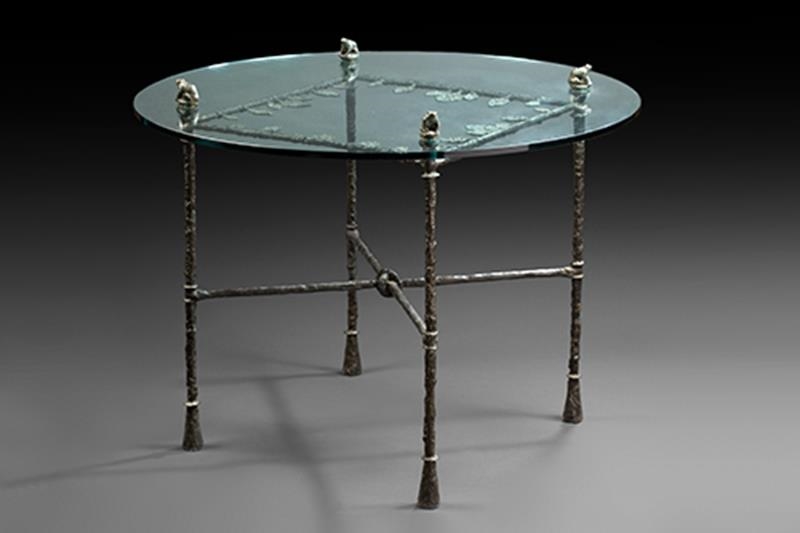 Diego Giacometti | Table with leaves and frogs (Circa 1975) | MutualArt