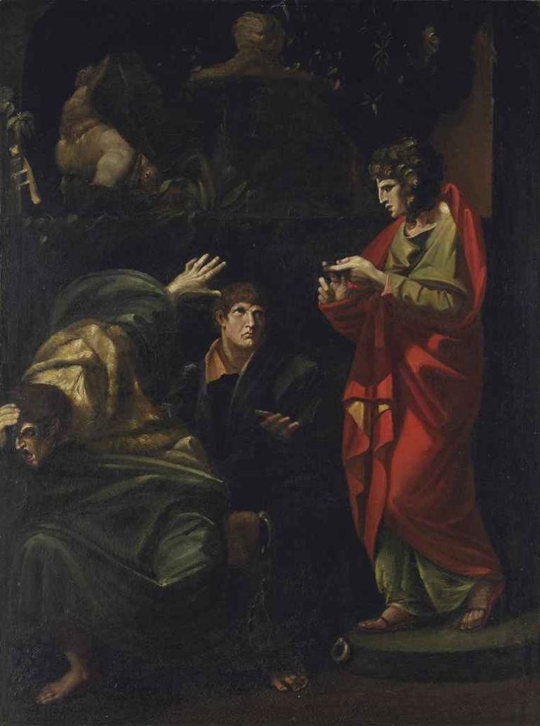 Henry Fuseli | Joseph interpreting the Dreams of the Pharaoh's Baker ...