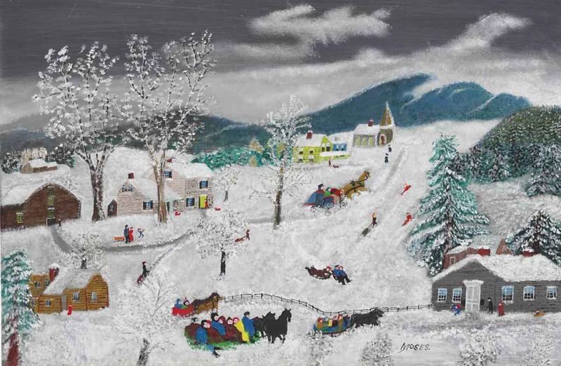 Grandma Moses | November (1956) | MutualArt