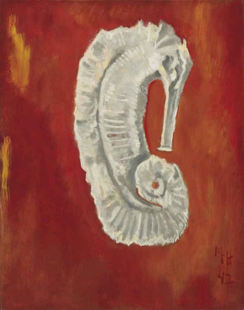 Marsden Hartley | White Sea Horse | MutualArt
